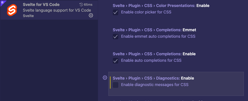 Postcss Syntax Highlighting With Svelte In Vs Code